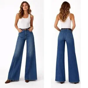 Frame Denim | Jeans | Newframe Vintage Palazzo Wide Leg Jeans | Poshmark